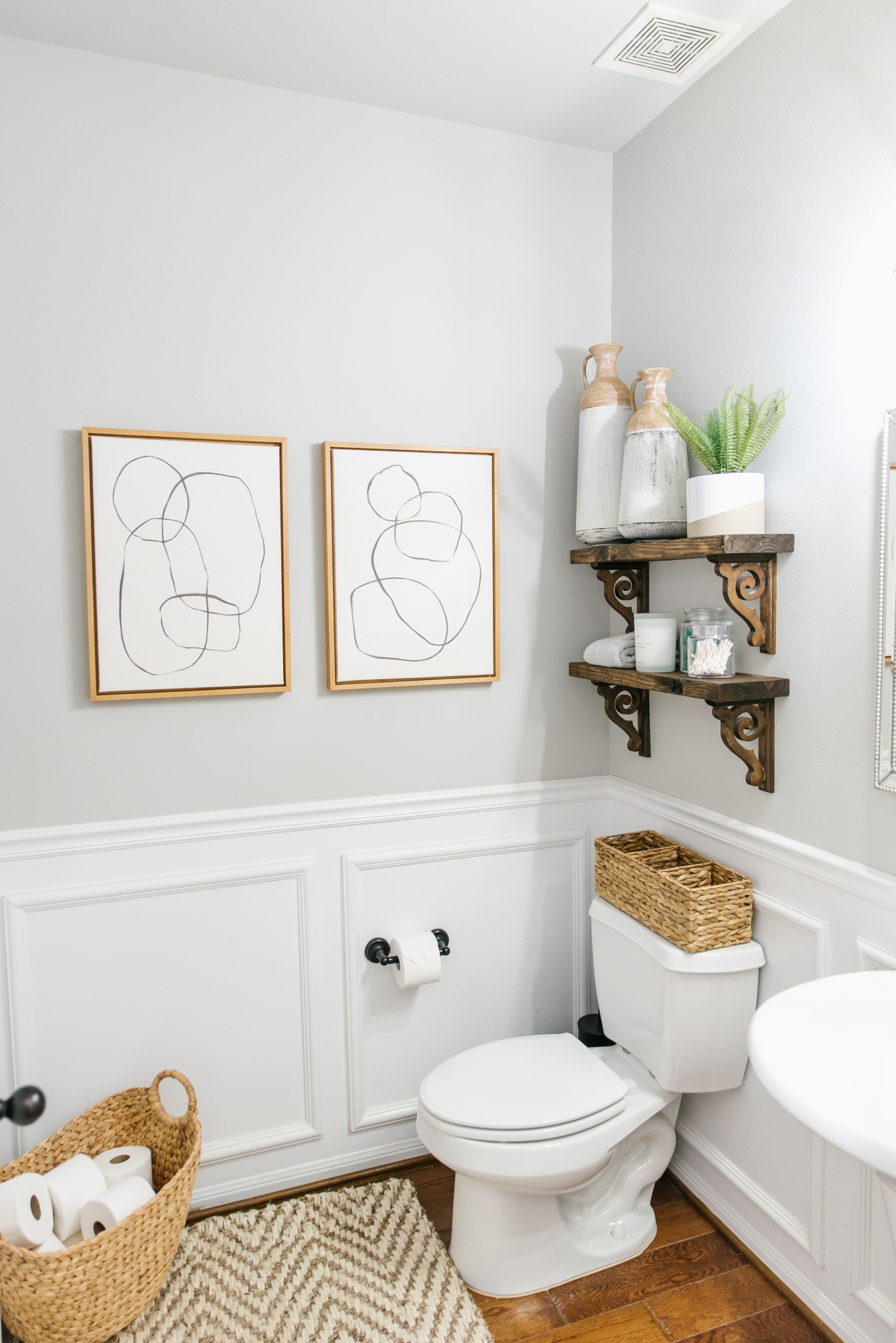 Powder Room Update on a Budget | LuxMommy | Houston Fashion, Beauty and ...